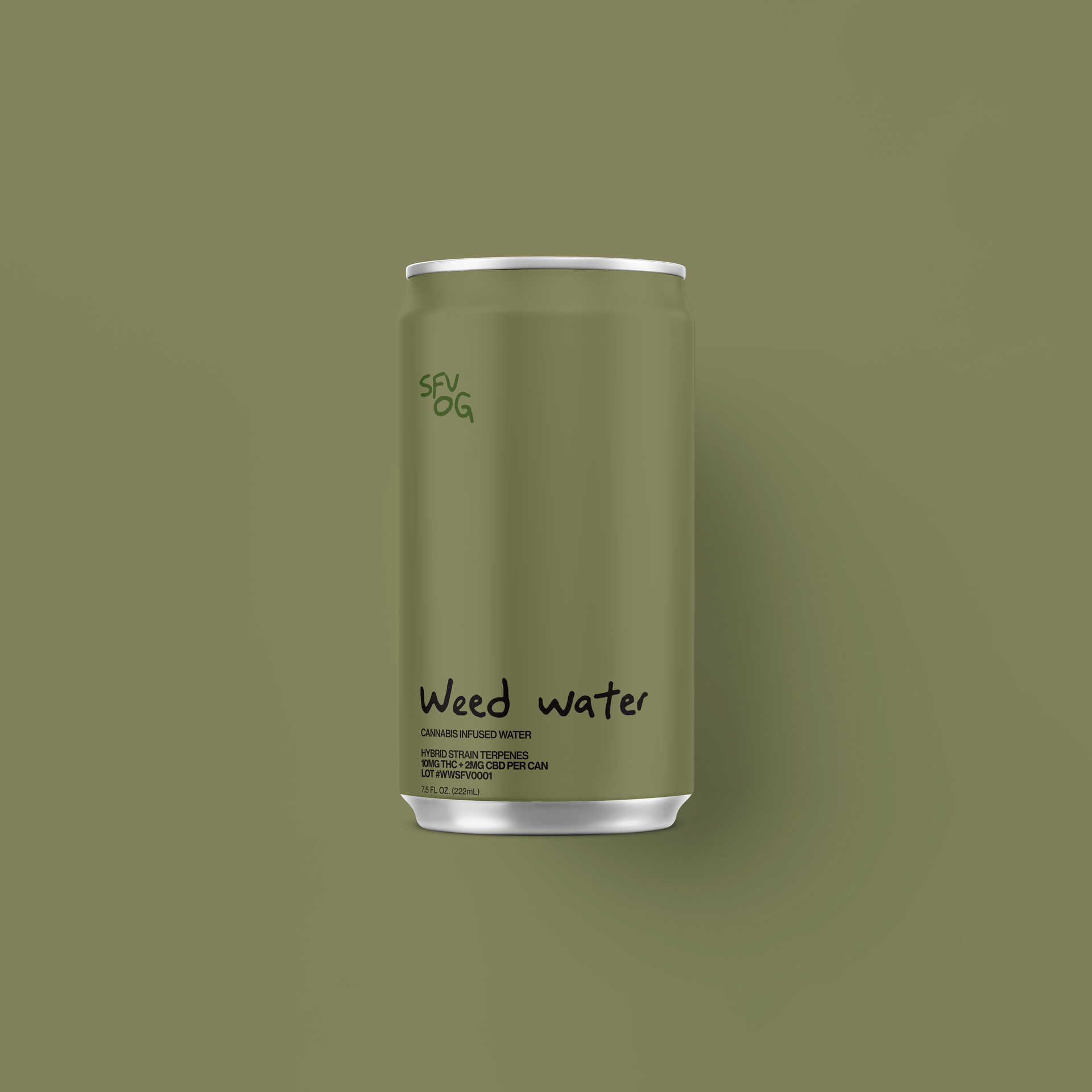 Weed Water - The Original Cannabis-infused Water in a can.